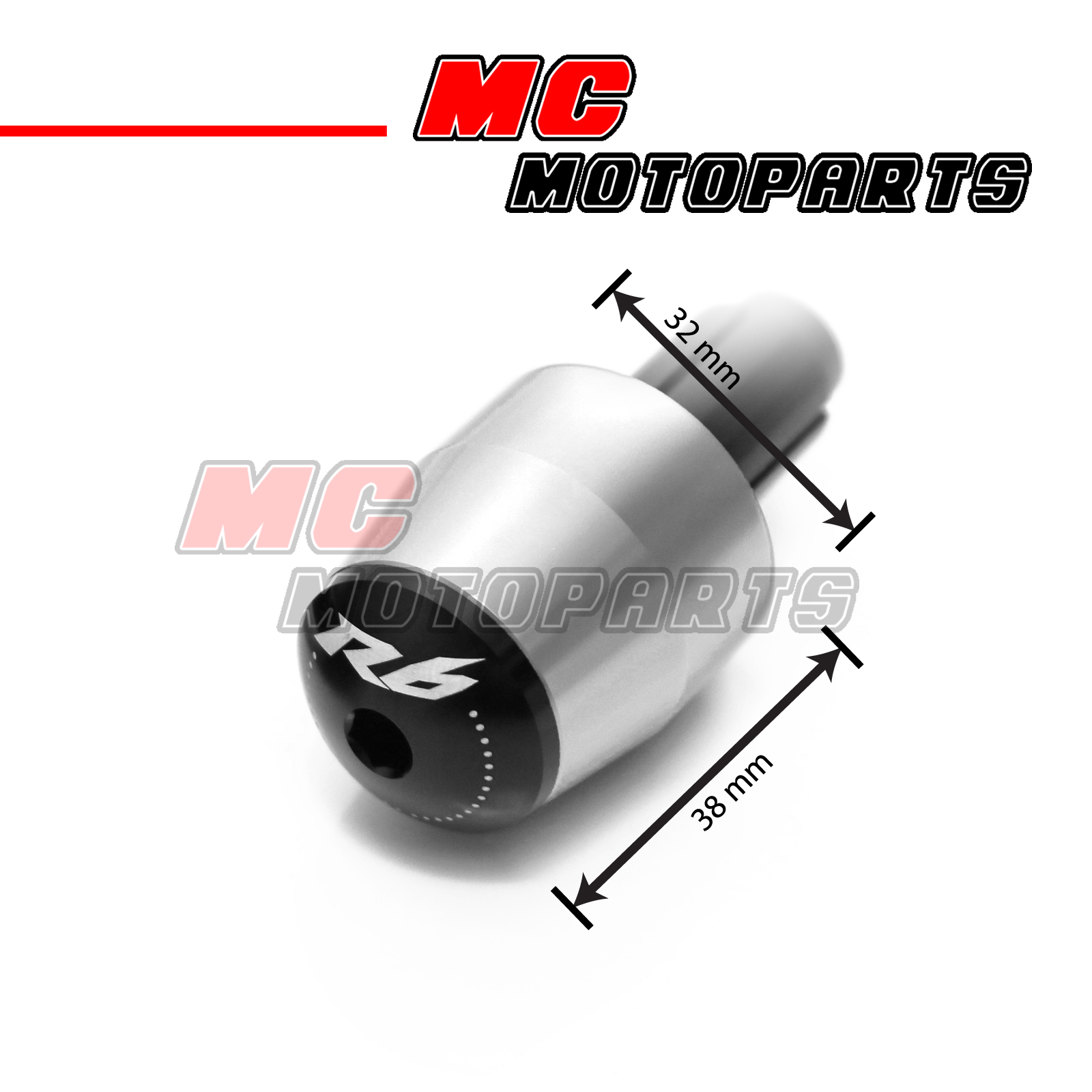 Racing Lim Bar Ends For Yamaha YZF-R6 06-17 09 10 11 12 13 14 15 16 | eBay